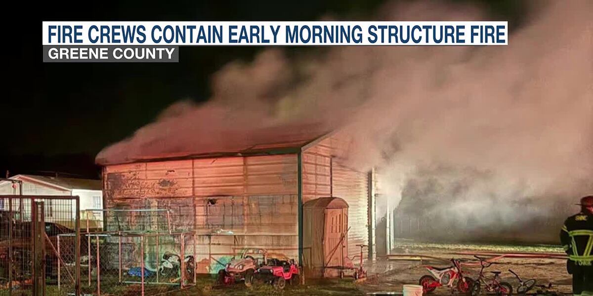 Greene County Structure Fire Greene County Structure Fire